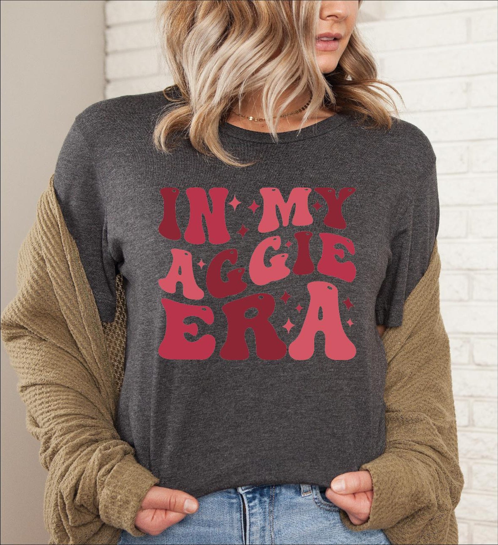 In My Aggie Era Shirt, Comfort Colors Aggie Tshirt, Aggie Mom Tee ...