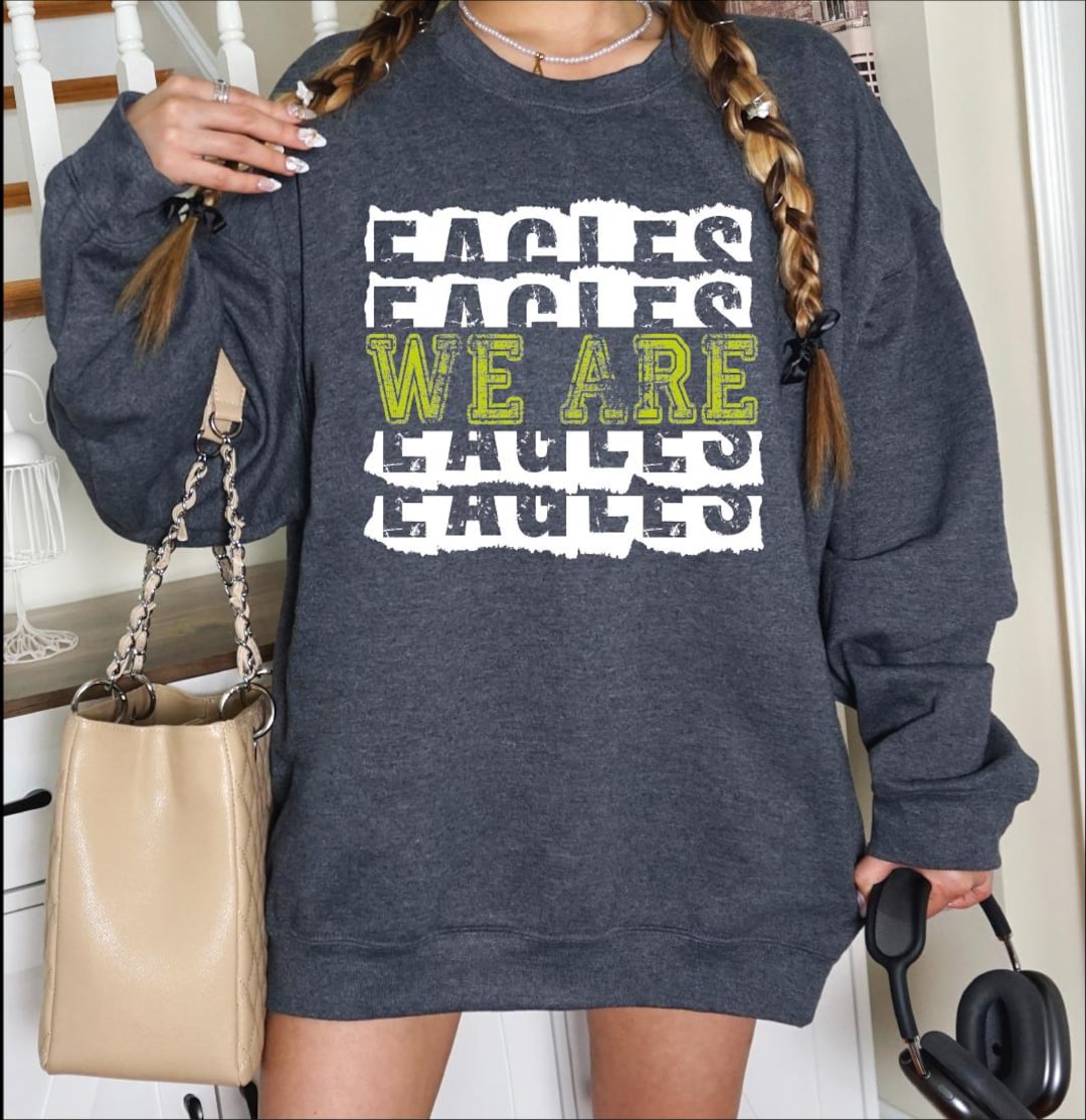 Custom Mascot Sweatshirt, School Spirit Sweater, Matching Team Hoodies ...