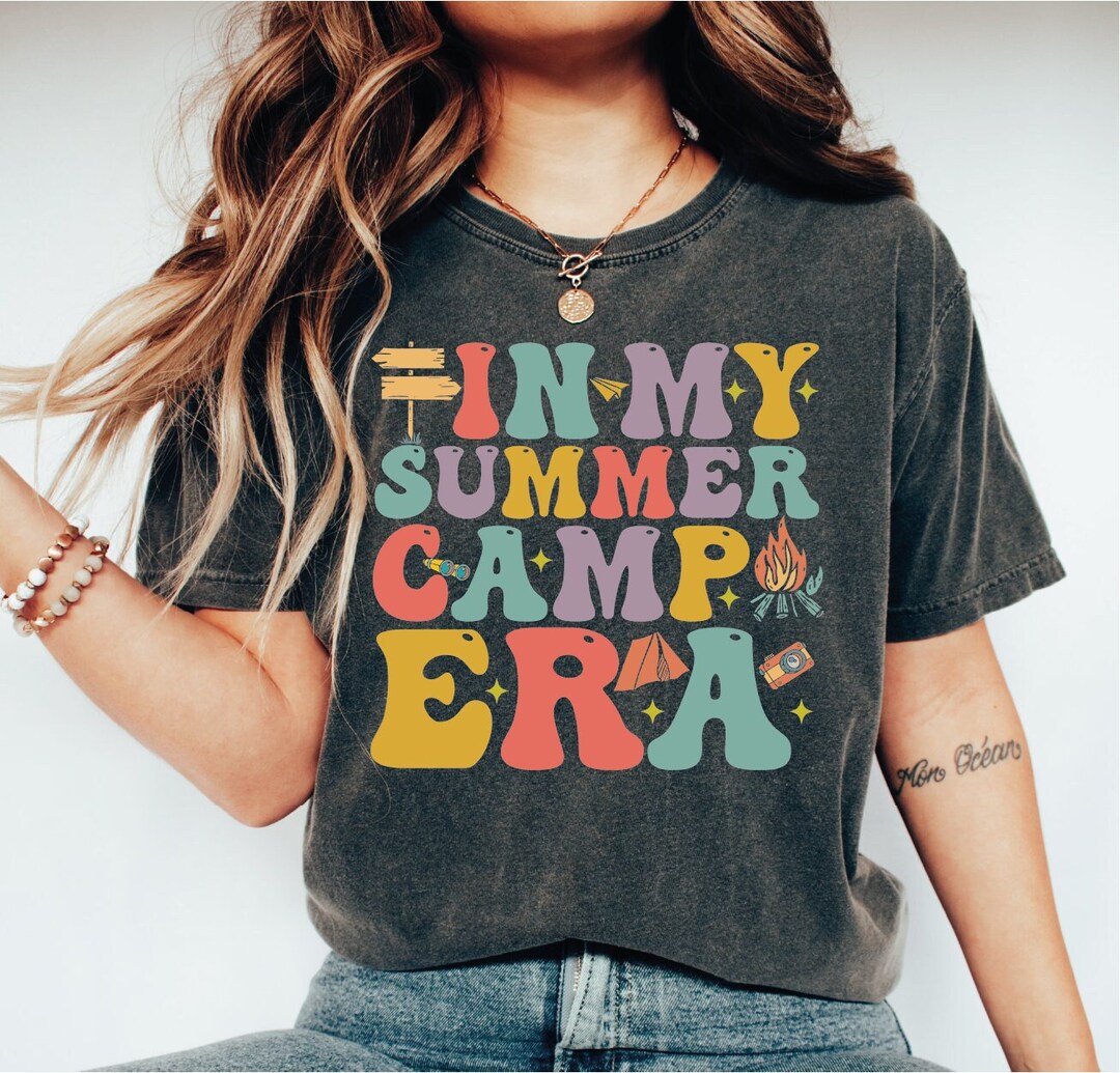 Comfort Colors in My Summer Camp Era Shirt, Camping Tshirt, Summer Camp ...