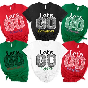 Custom Mascot Shirt, School Team Shirt, Team Mascot Tshirt, School ...