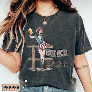 Beer Babe Shirt, Drinking Beer Tee, Beer Country Tshirt, Beer Lover ...