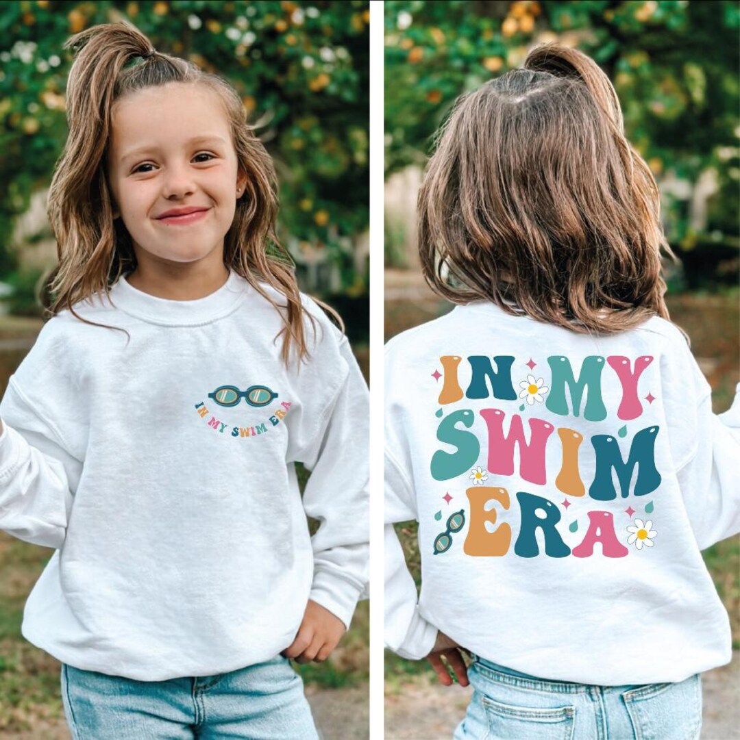 In My Swim Era Sweatshirt, in My Era Sweater, Retro Swimmer Hoodie ...