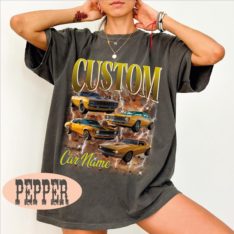 Car Tshirt Customizable - Etsy