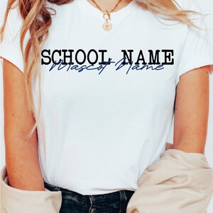 Personalized School Shirt, School Logo Tshirt, Team Mascot Shirt ...