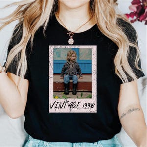 Custom Vintage Photo Shirt, Vintage Photo and Year Tshirt, Vintage ...