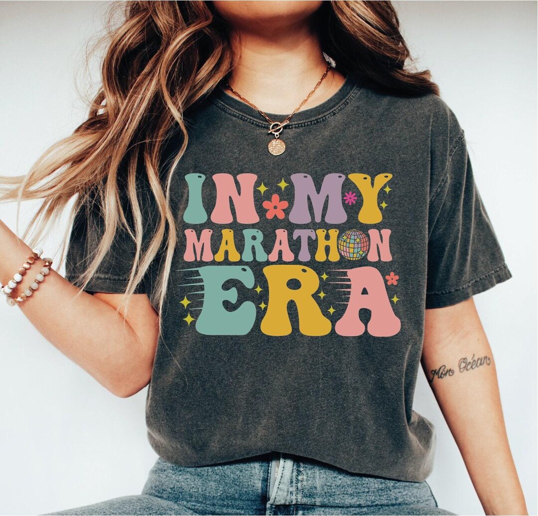 Comfort Colors in My Marathon Era Shirt, Runner Tshirt, Marathon ...