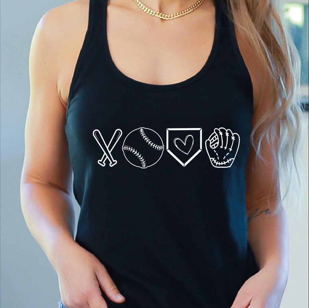 Baseball Tis the Season Tank Top, Baseball Mom Tank Top for Her, Sports ...