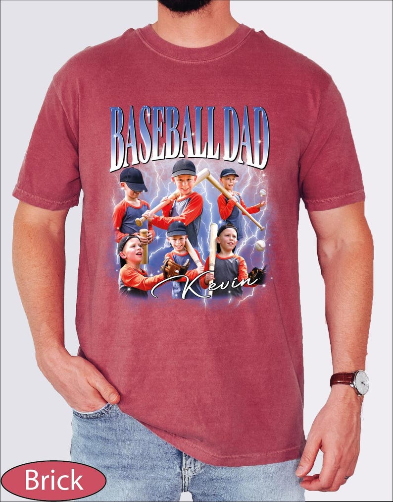 Custom Baseball Mom Shirt, Baseball Photo T-shirt, Personalized ...