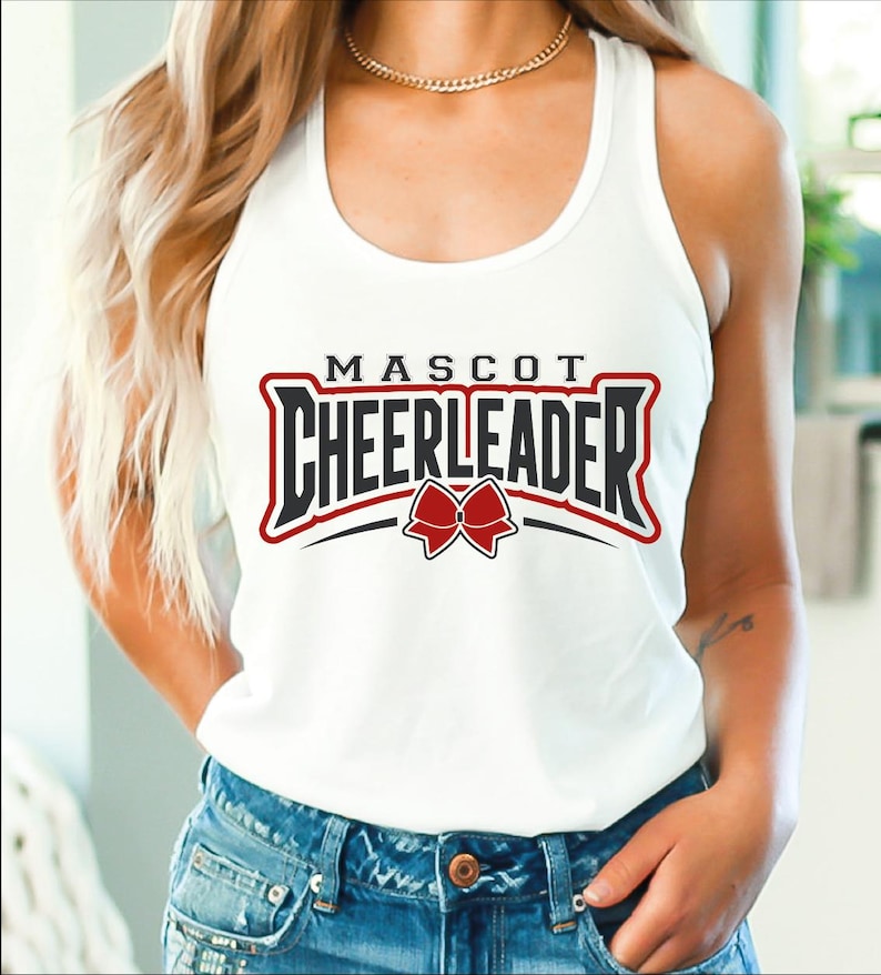 Custom Cheerleader Tank Top, Cheer Mom Tank Top, Personalizated Team ...