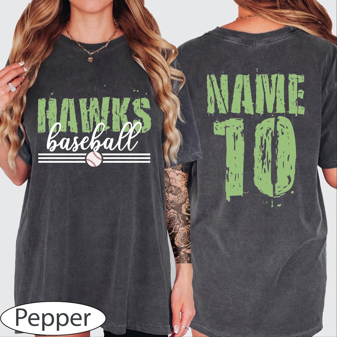 Custom Baseball Shirt, Team Name Baseball Tshirt, Custom Number ...
