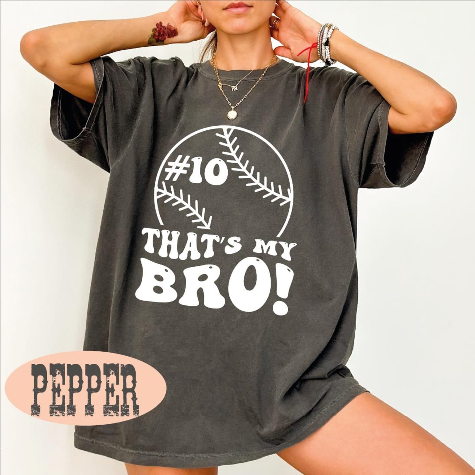 That's My Bro Baseball Shirt, Custom Baseball Brother Shirt, Baseball ...