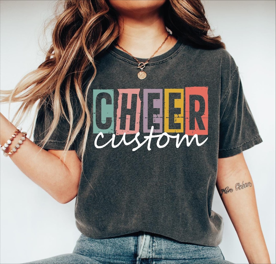 Cheer Custom Team Sweatshirt, Personalized Cheer Sweatshirt, Game Day ...