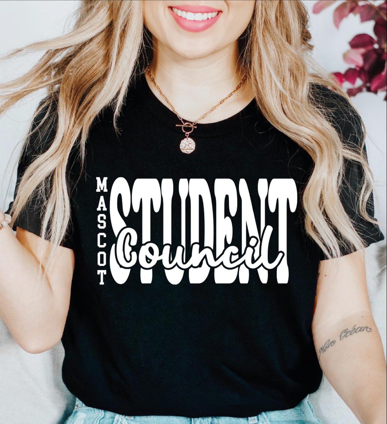 Personalized Student Council Shirts, Custom Team Mascot Shirt, School ...