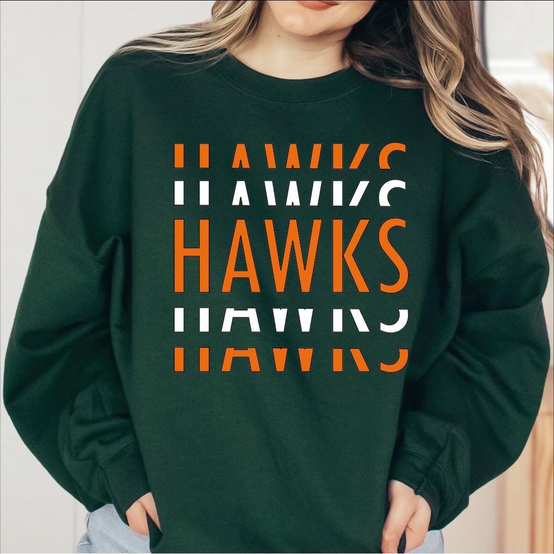 Custom Mascot Sweatshirt, School Team Sweater, Team Mascot Hoodie ...