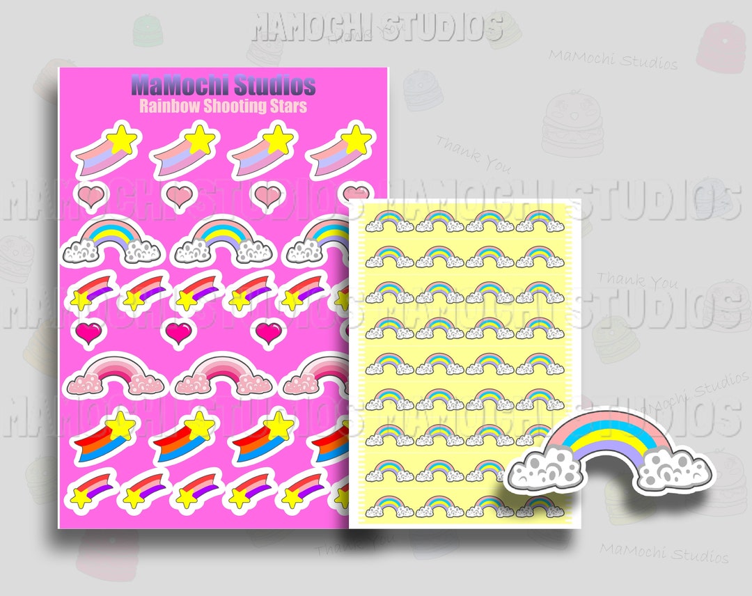 Stationery Kit - Magical Rainbow Bundle Kit - Rainbowcore, Summer ...
