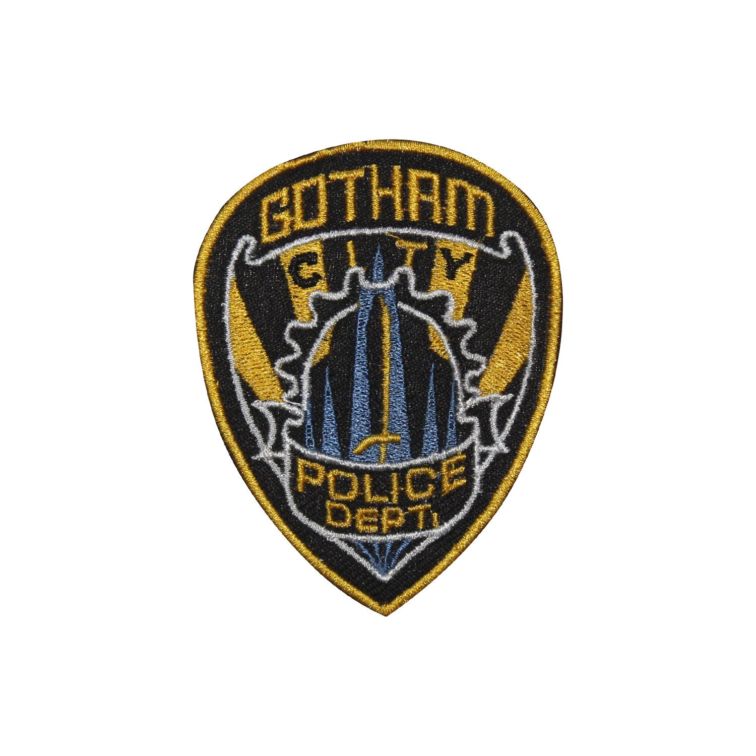 Gotham City Police Dept Super Hero Logo Patch Embroidered Logo ...