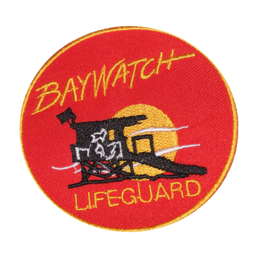 Baywatch Movie Logo Patch Embroidered Logo Embroidery Patch Iron on Patch Sew Badge DIY ...
