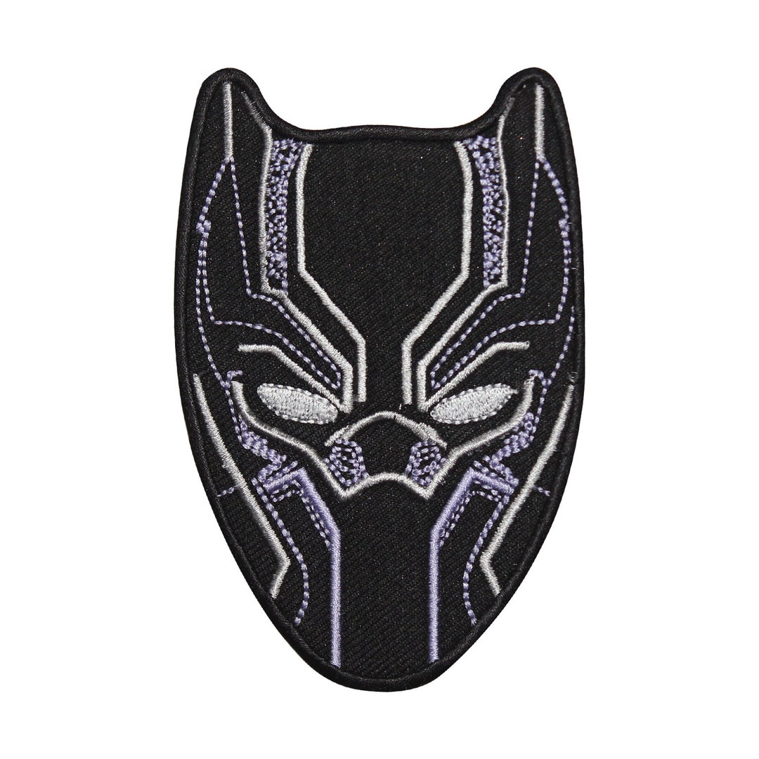Black Panther Superhero Logo Patch Embroidered Logo Embroidery Patch ...