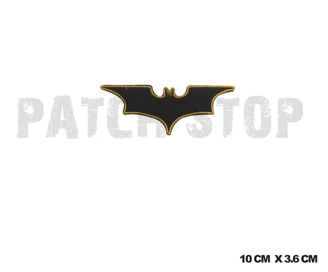 Batman Wings Logo Patch Embroidered Logo Embroidery Patch Iron on Patch ...