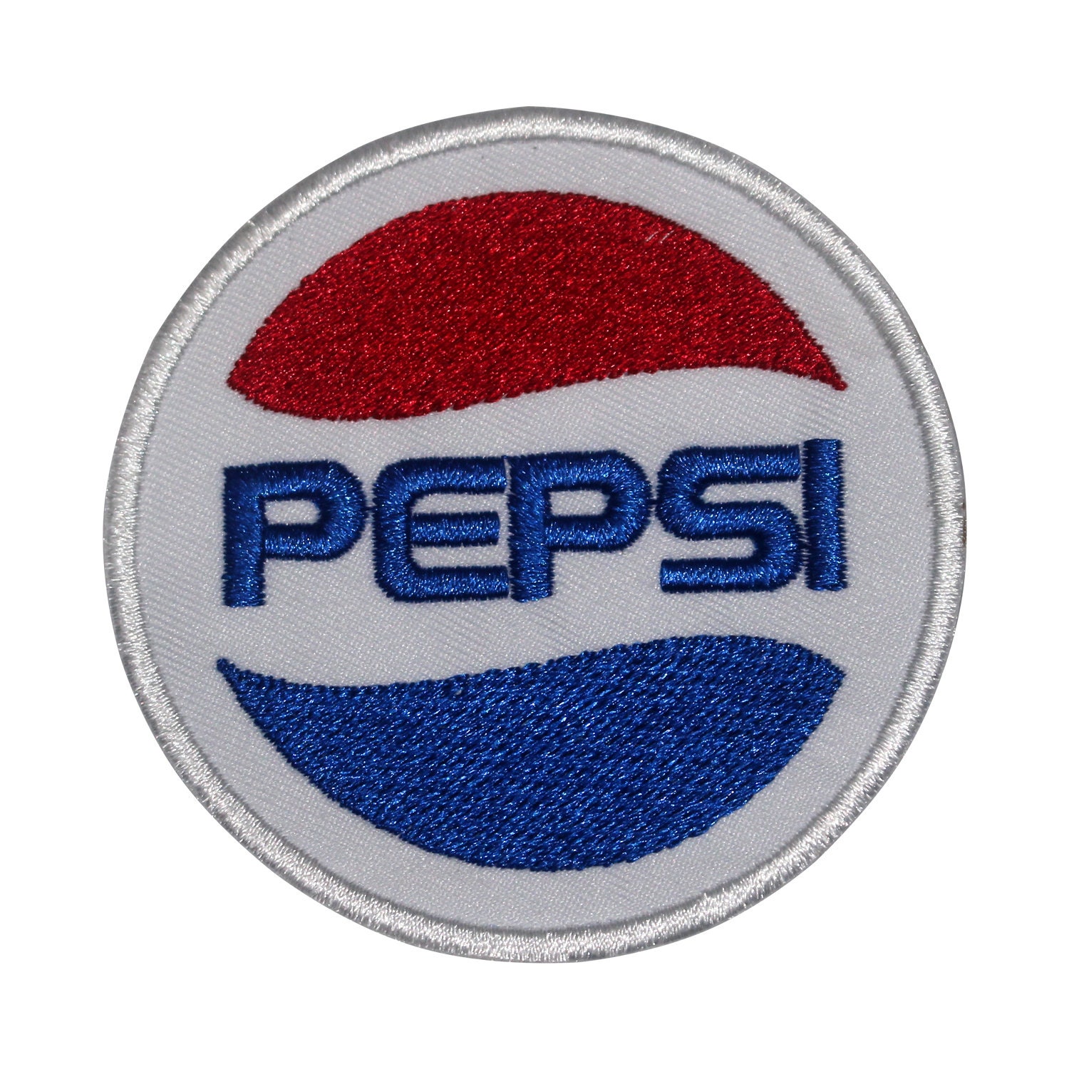 Pepsi Logo Embroidery Patch Iron on Patch Sew Badge DIY Embroidery ...