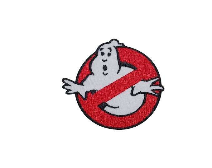 Ghostbusters No Ghost Logo Embroidery Patch Iron on Patch Sew Badge DIY Embroidery Embroidered ...