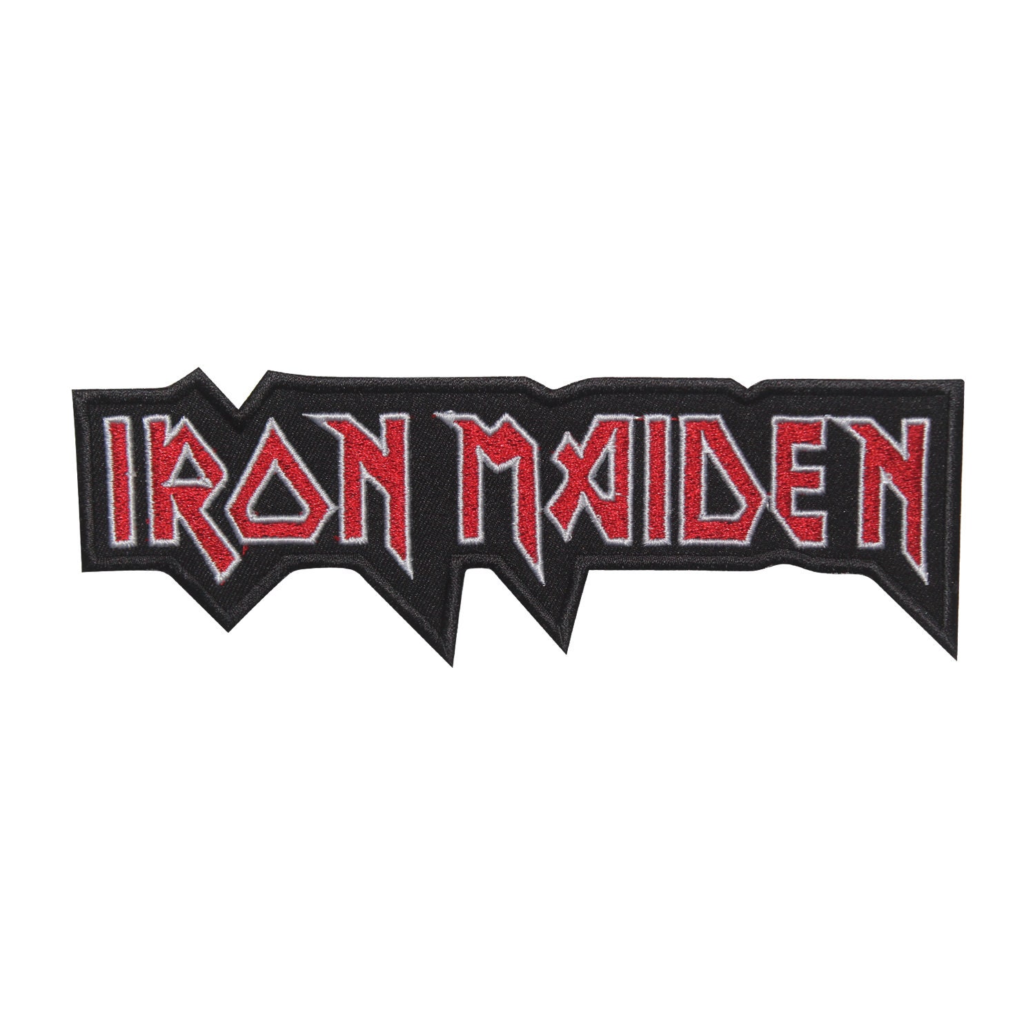 Iron Maiden Red Logo Patch Embroidered Logo Embroidery Patch Iron on ...