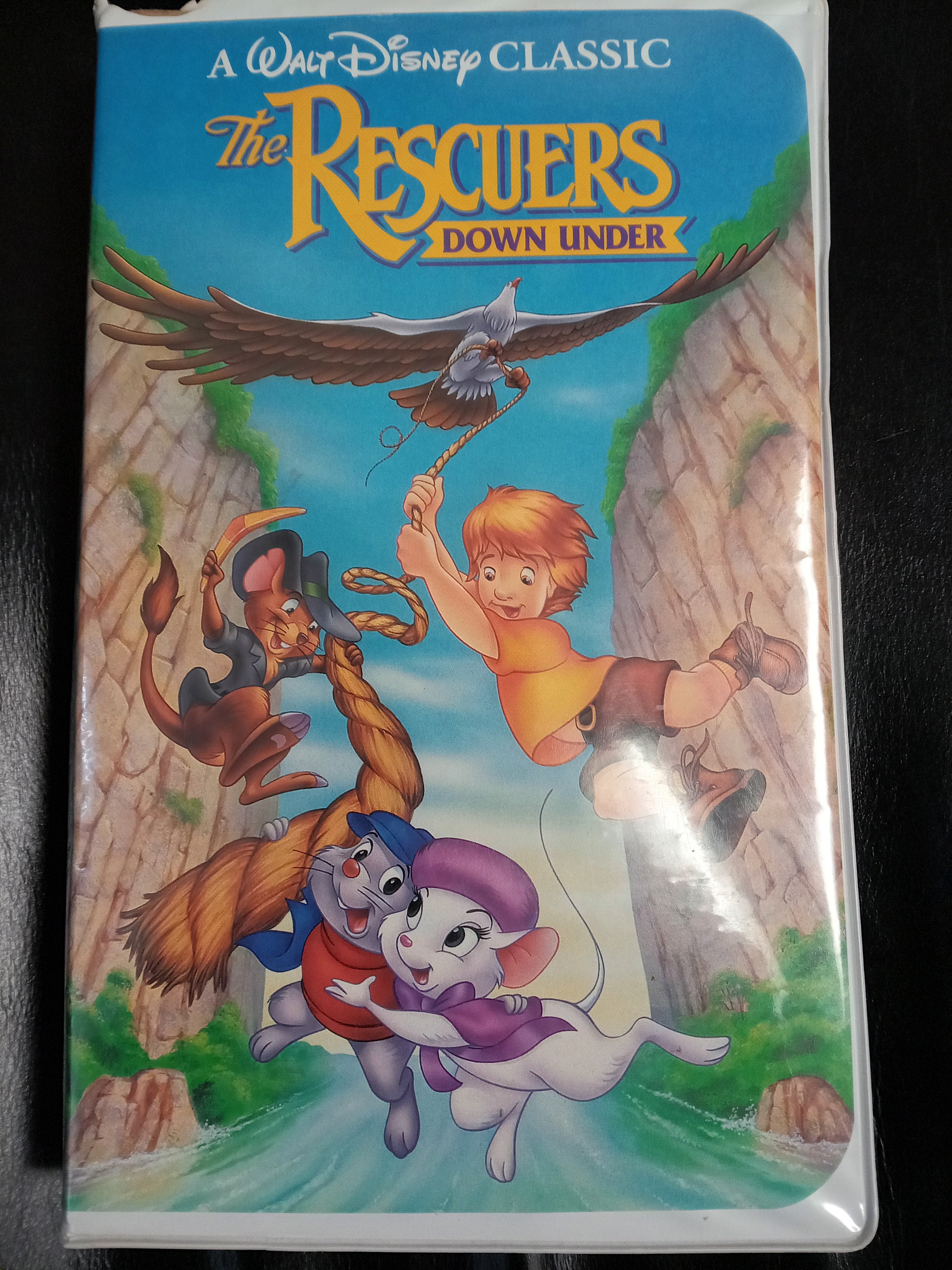 Rare The Rescuers Down Under Walt Disney Classic Black Diamond 1142 VHS ...