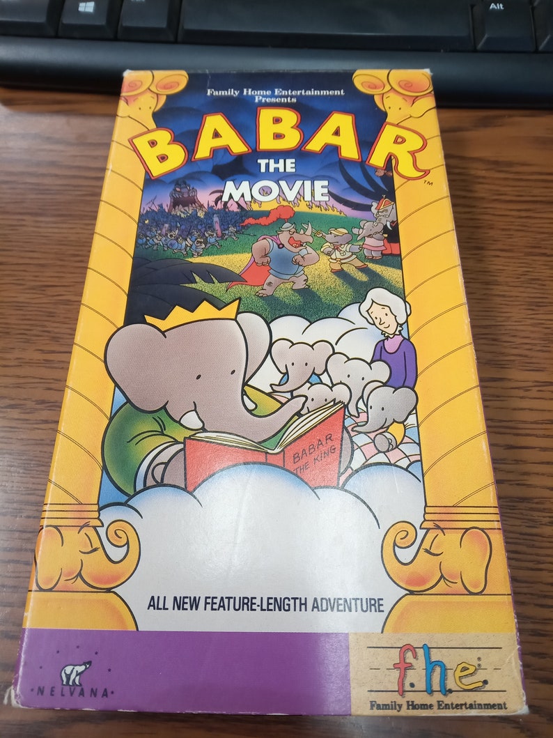 Babar the Movie VHS Tape - Etsy
