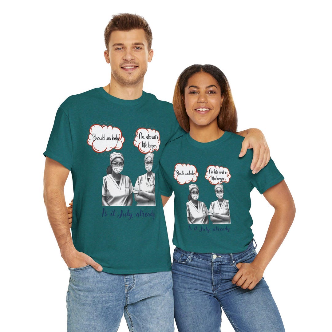 Funny Nurse and Resident Humor Unisex Tee Shirt, Gift for Nurses ...