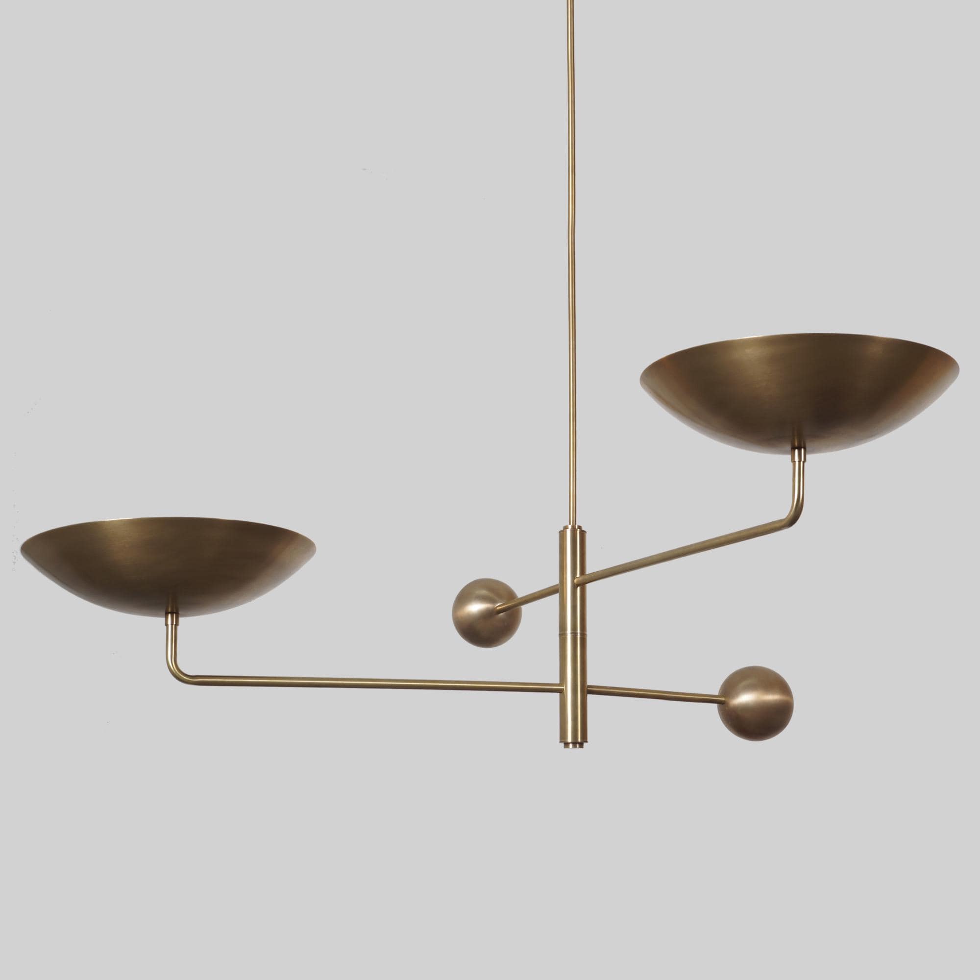 Stilnovo Style Double Curved Shade Sputnik Ceiling Pendant Light ...