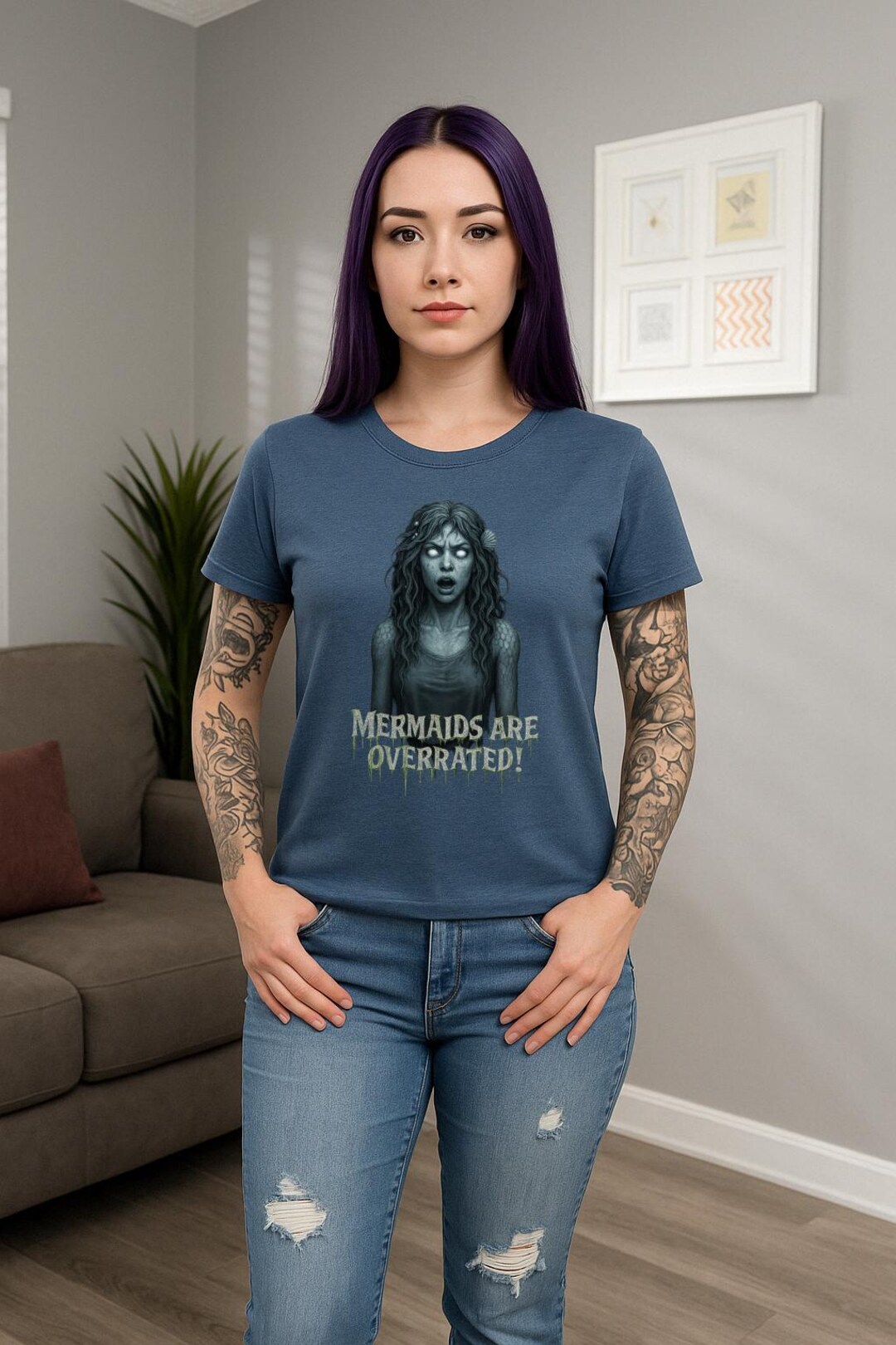 Mermaids Are Overrated | Siren Edition | Mermaid Siren Shirt ...