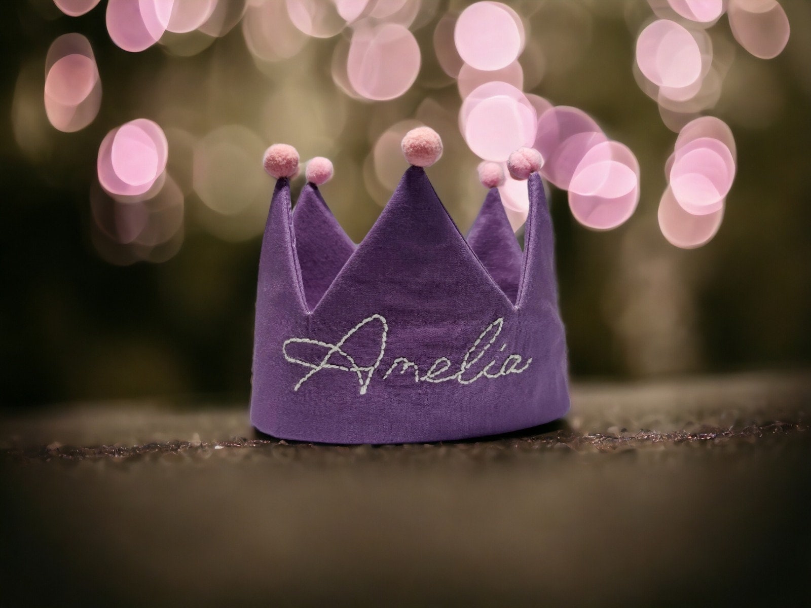 Hand Embroidered Crown for Children Birthdays, Birthday Crowns ...