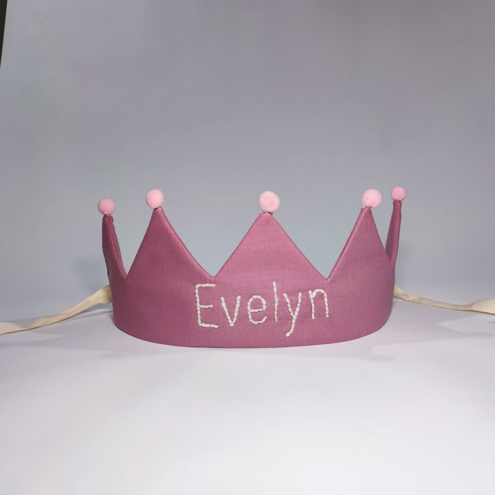 Hand Embroidered Crown for Children Birthdays, Birthday Crowns ...