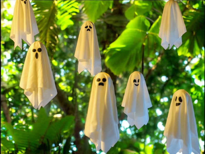 Halloween Hanging Ghost Decor, Custom Halloween Decor,scary Halloween ...