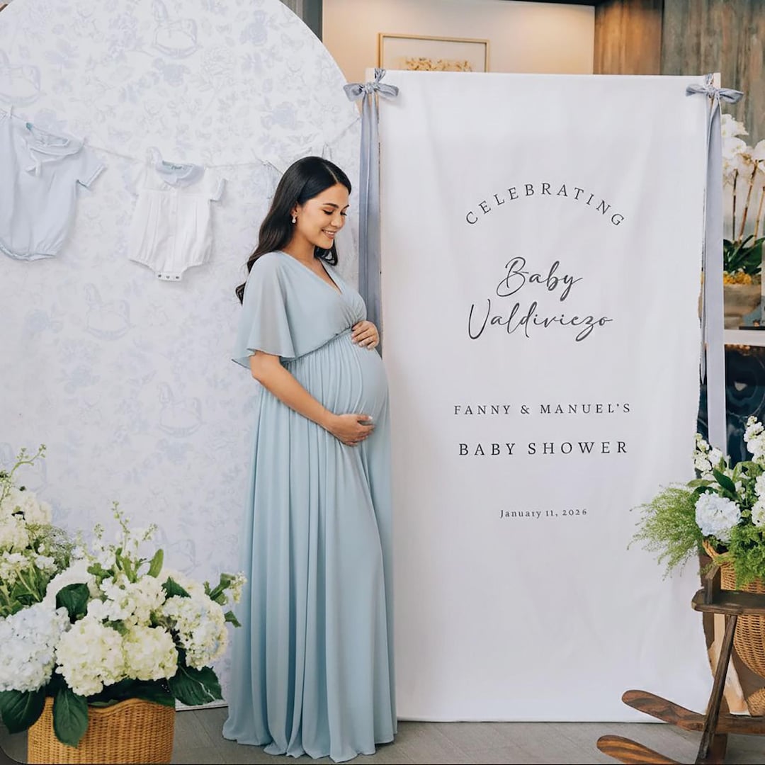 Baby Shower Welcome Sign, Custom Baby Shower Linen Sign, Fabric Baby ...