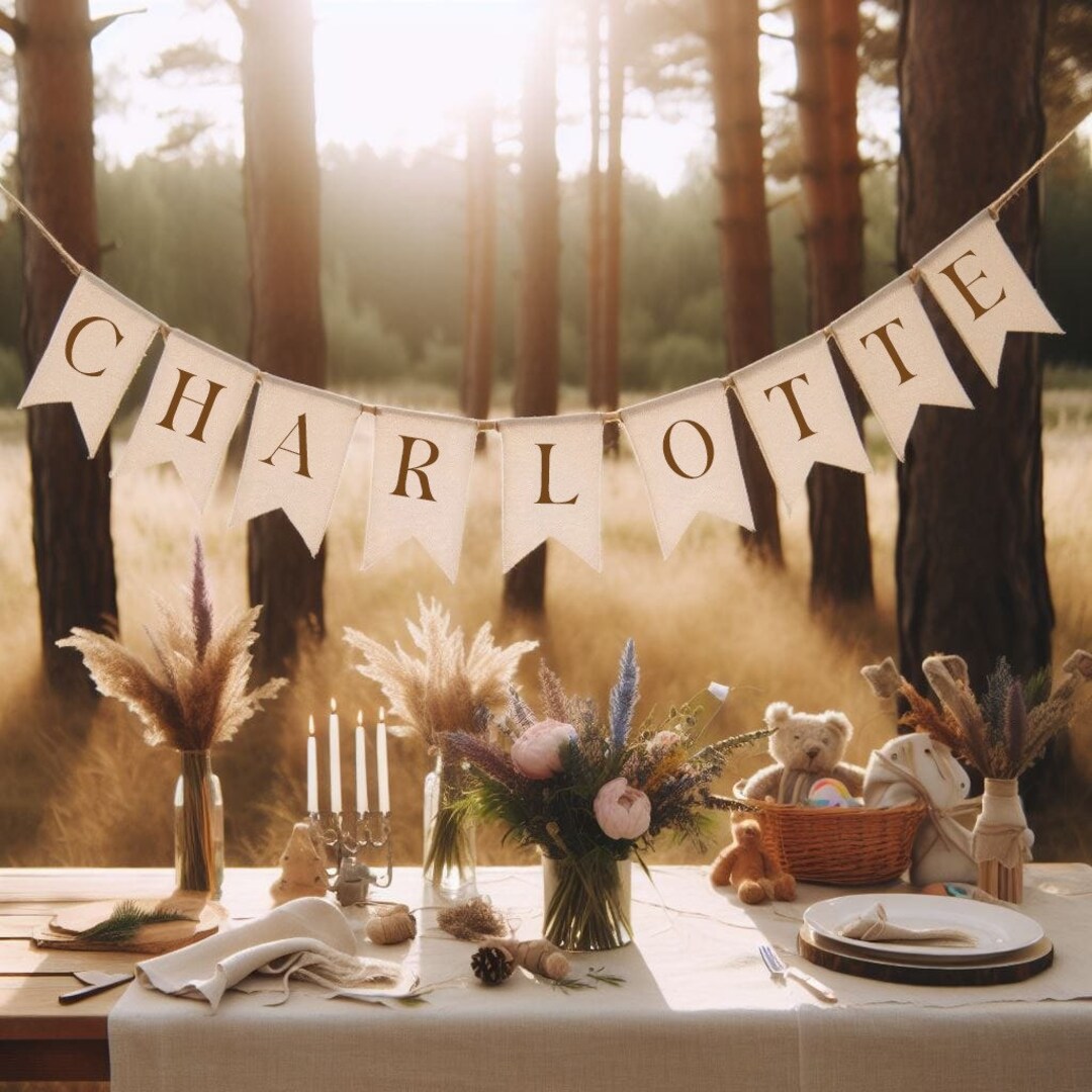 Happy Birthday Pennant, Party Decoration for Children's Birthdays ...