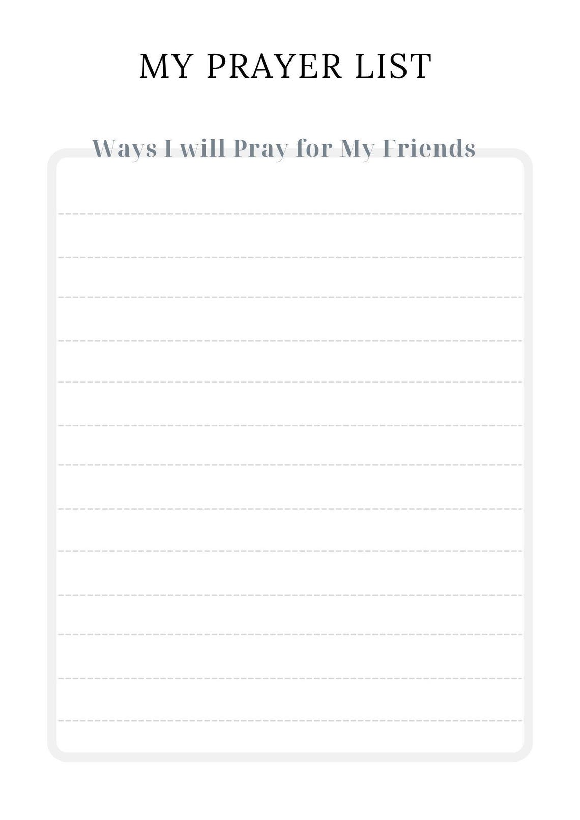 Faithful Prayer Planner and Bible Study Journal | Digital Devotional ...