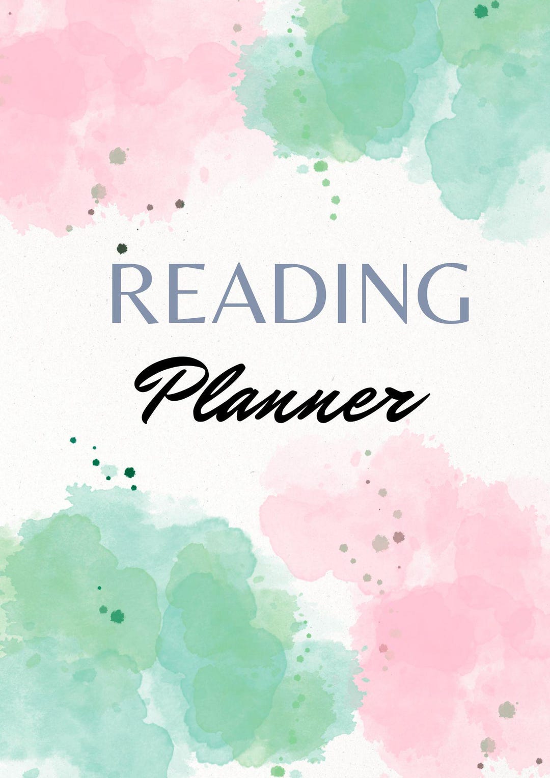 Reading Journal and Planner PDF Track Books, Reviews, Wishlist ...