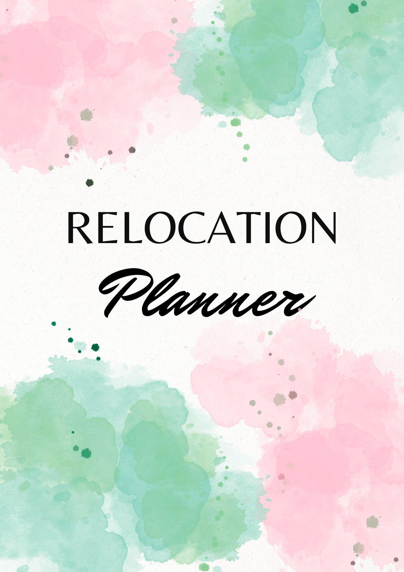Relocation Planner and Moving Guide With Checklist | Editable Canva ...