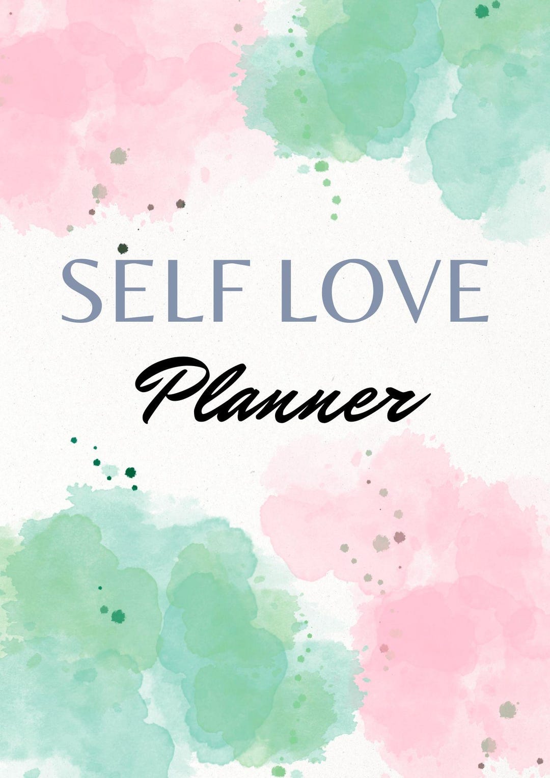 Self-love Printable Mood Tracker | Yearly, Monthly, and Daily Logs ...