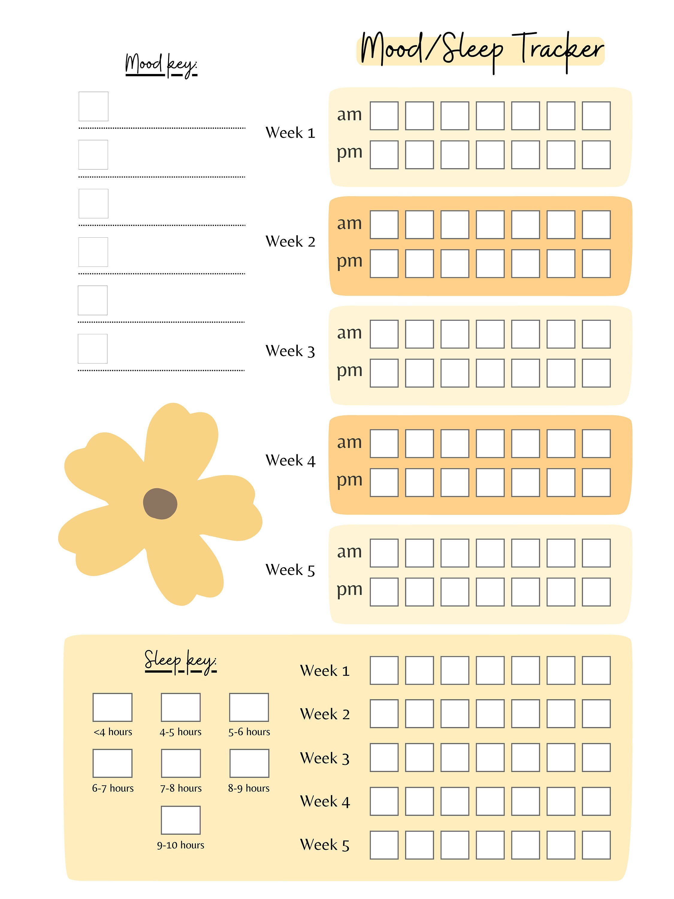 Printable A5 Academic Daily Planner Undated 12-month Planner for ...