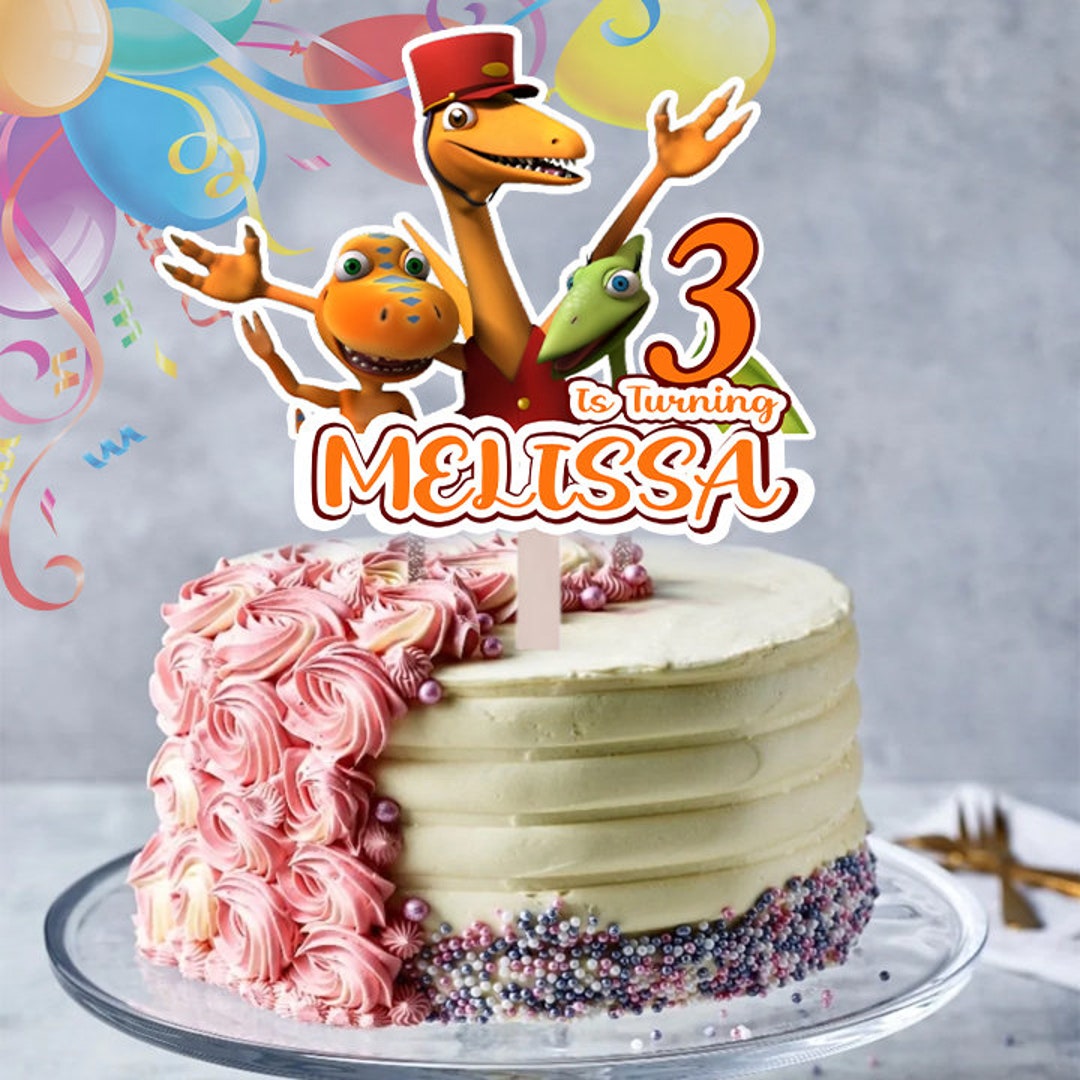 Personalized Dinosaur Train Cake Topper, Dinosaur Train Birthday Cake ...