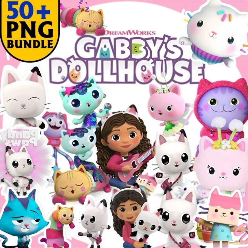 Gabbys Dollhouse Png, Gabby Bundle Svg for Cricut, Gabbys Dollhouse ...