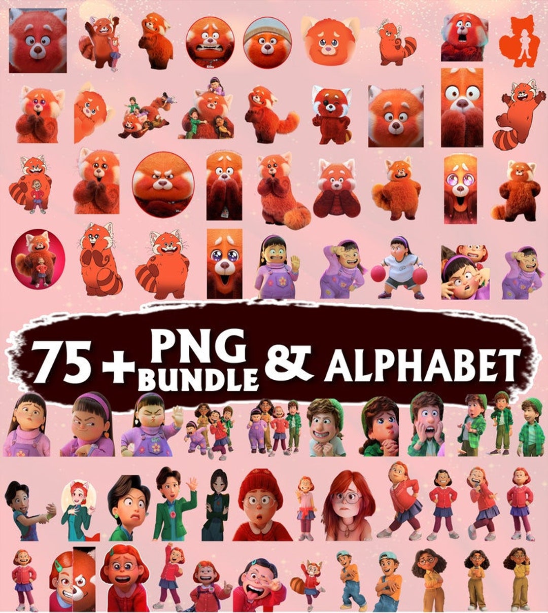 Turning Red Clipart PNG Turning Red Logo Shirt Turning Red Birthday ...