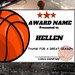 Basketball Team Party Printables / Editable Canva Template/ Basketball ...