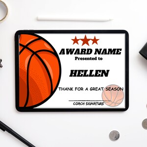 Basketball Team Party Printables / Editable Canva Template/ Basketball ...