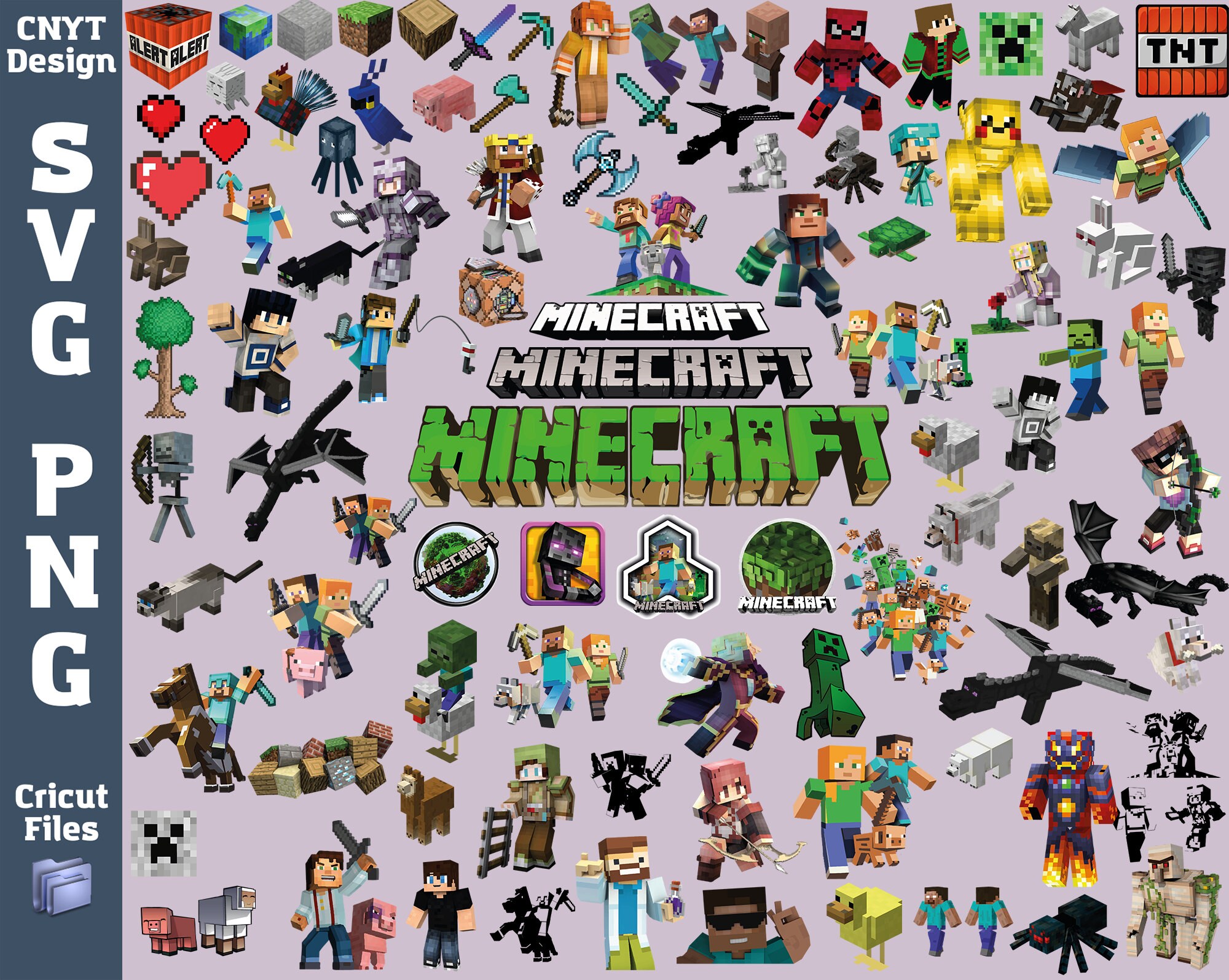 550 Gaming Svg Bundle Svg Png Pdf Clipart Mine PNG Mine - Etsy UK