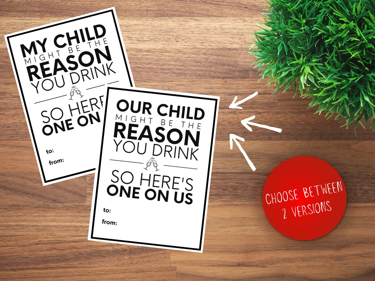 Teacher Drink Gift Tag, Instant Download End of School Year Teacher ...