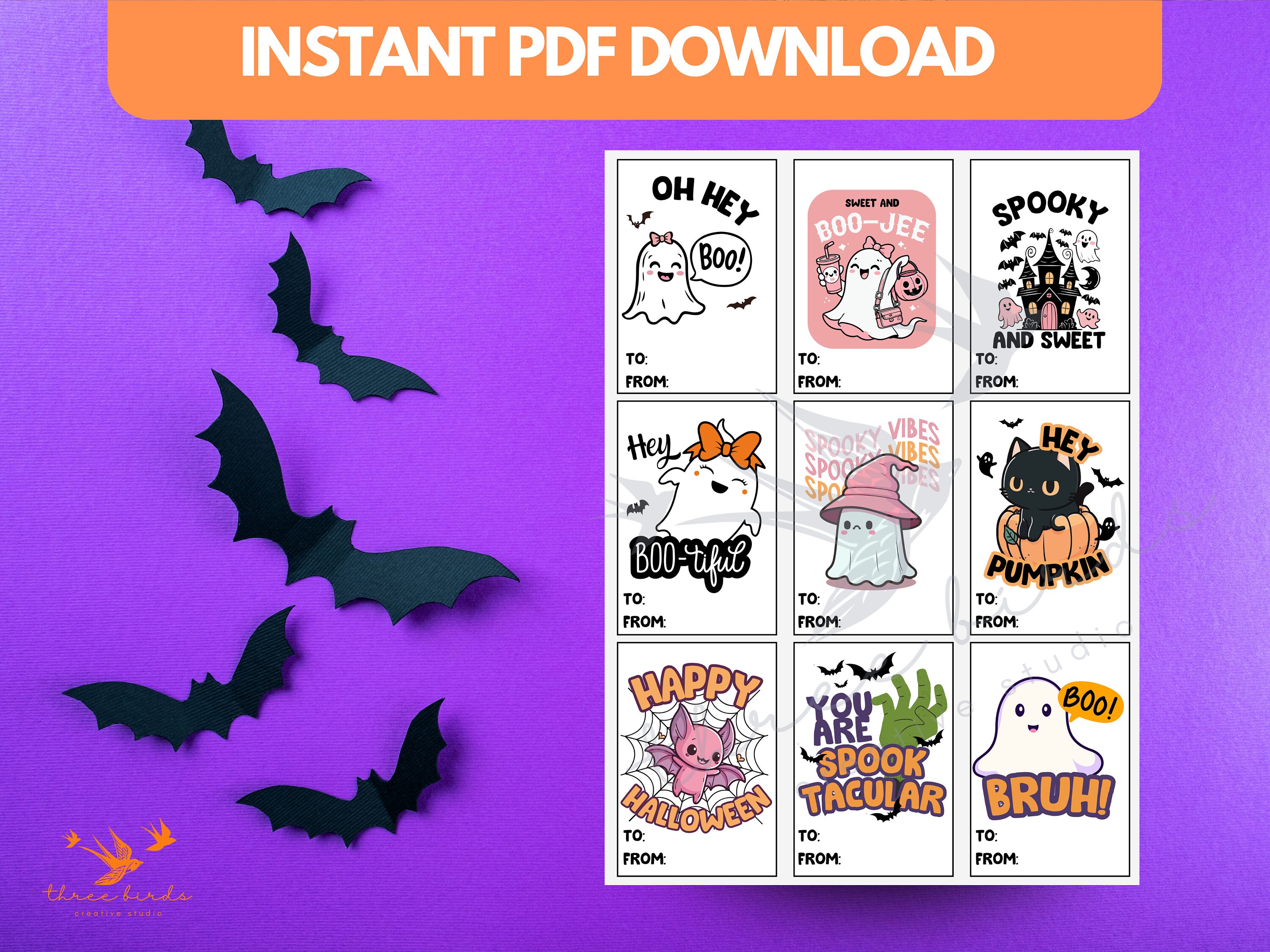 Boo Grams Templates Fundraiser Flyer EDITABLE | Halloween Candy Gram ...