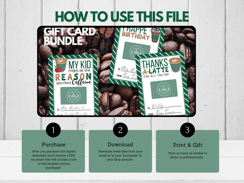 Thanks a Latte | Starbucks Coffee Gift Card Holder | Teacher ...